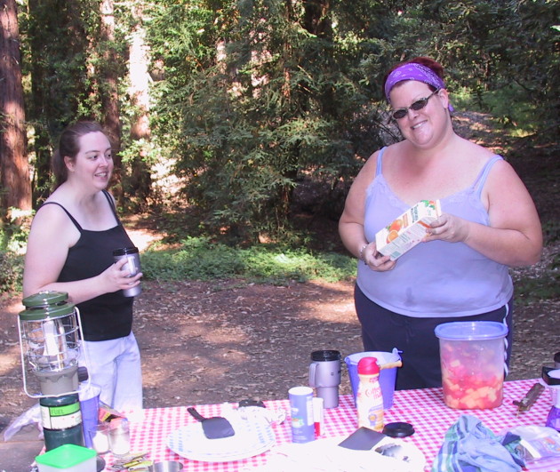 Girls' Camping September 2003